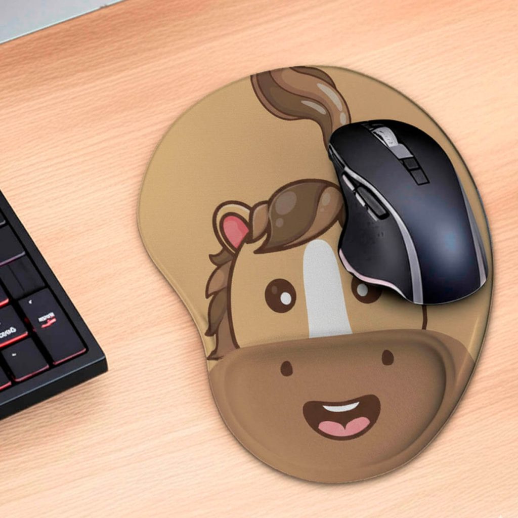 Mouse Pad Ergonômico - Cavalo Fofo Kawaii | Geek Vip
